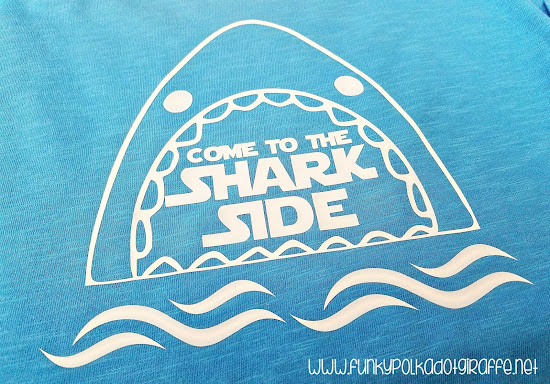 Funky Polkadot Giraffe: Shark Week Shirt Tutorial: Come to the Shark ...