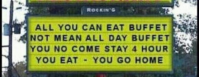 T C C: Green Bay All You Can Eat Buffets Shut Down Sunday While Chris ...