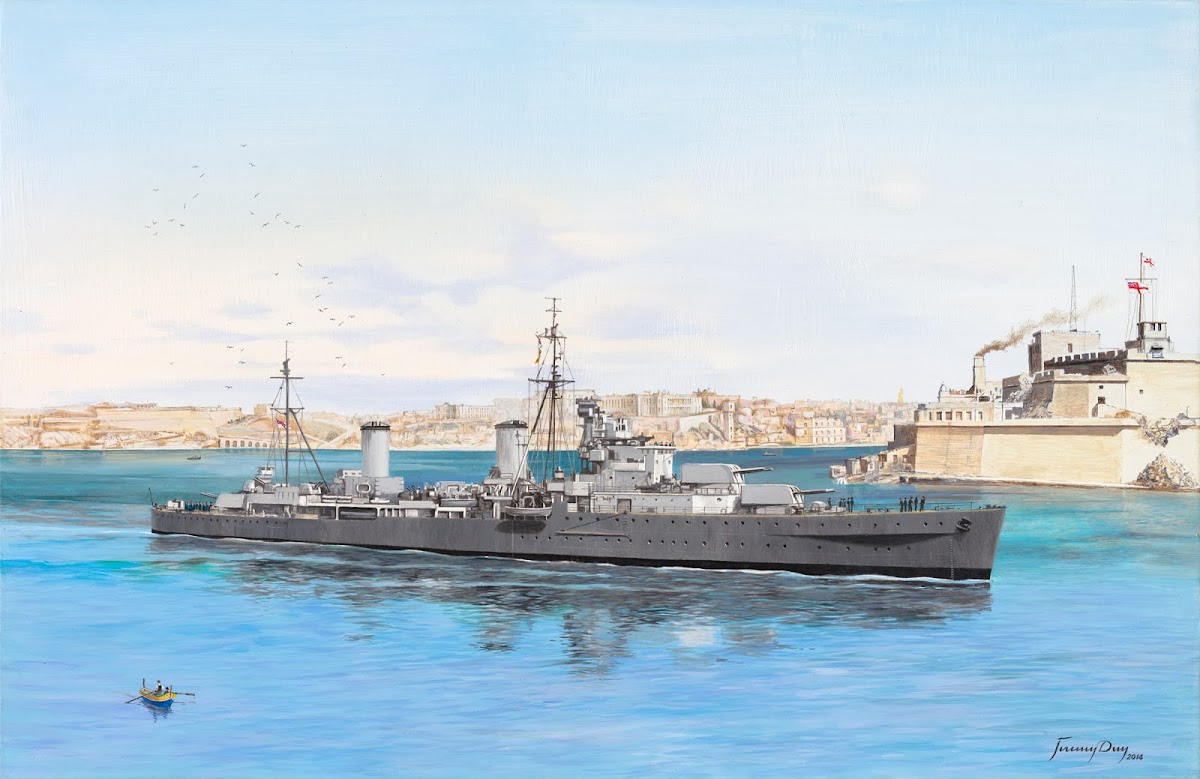 The Art of Jeremy Day: HMS Penelope
