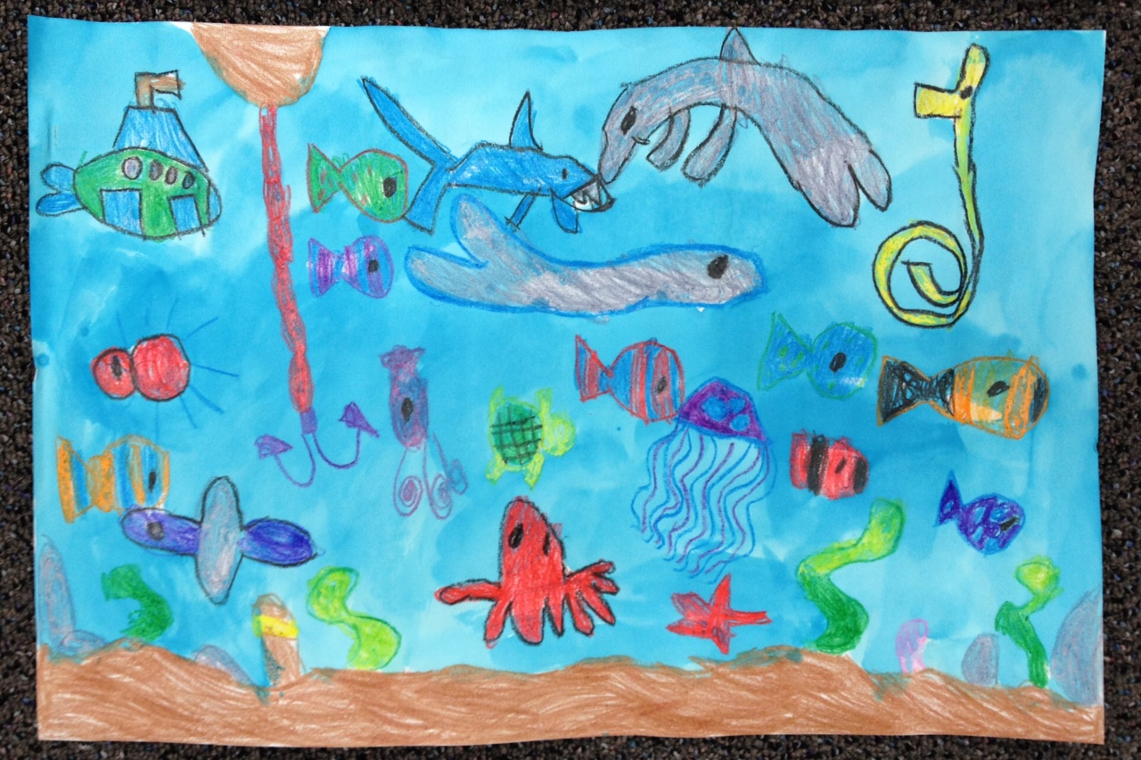 Oceans of Fun: Art in Kinder! - Apples & ABC's