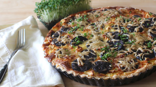 Caramelized Leek Lemon Cream Tart in a Spelt Crust – Diary of a Mad ...