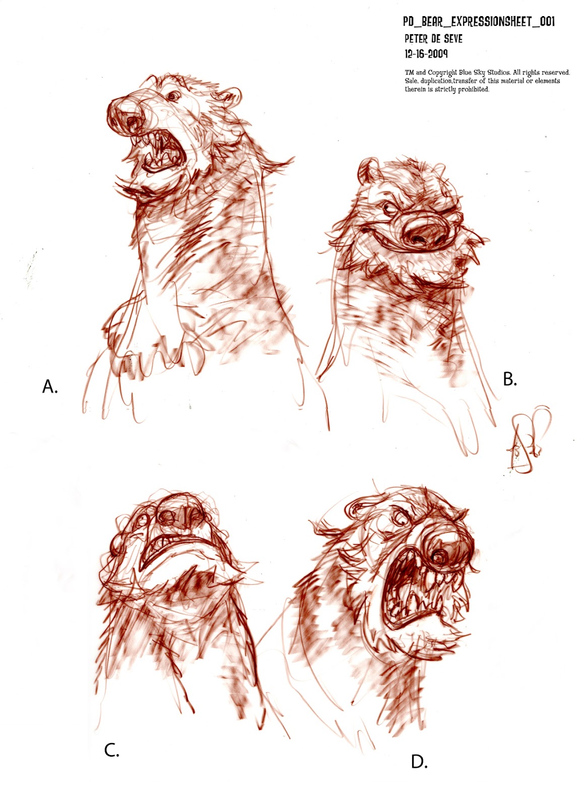 A Sketchy Past, The Art of Peter de Sève