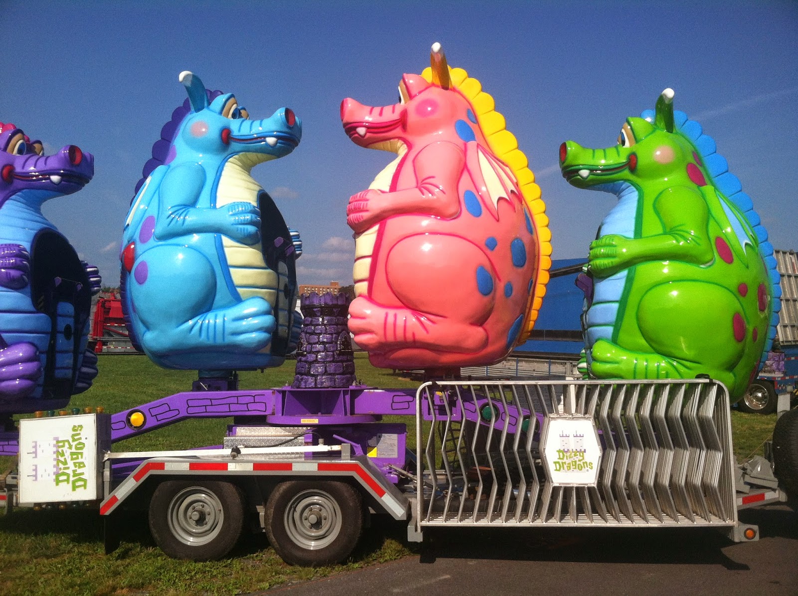 Carnival Chasing : Powers Great American Midway's 2014 Set up day 1