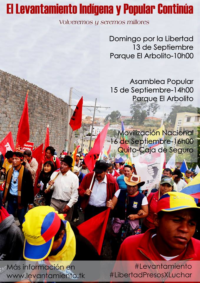 Ecuador Decide MEJOR SIN TLC: El Levantamiento indígena y Popular Continúa