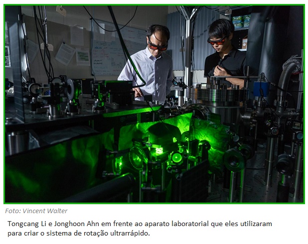 Cientistas constroem o mais rápido objeto artificial giratório do mundo ...
