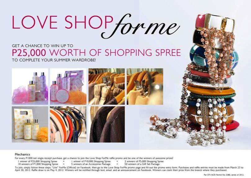 Manila Shopper: Love Shop ForMe Summer Promo