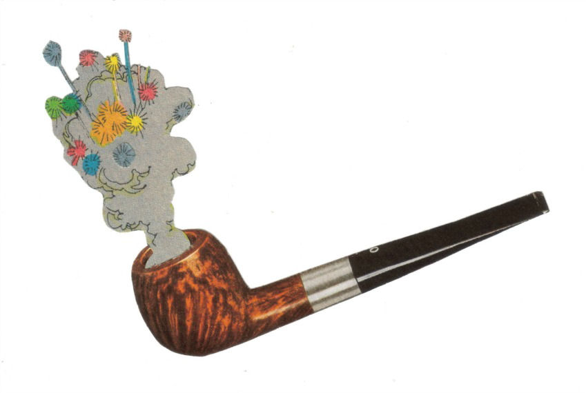 Dadadreams' Original Collage Art: Pipe Art Collage