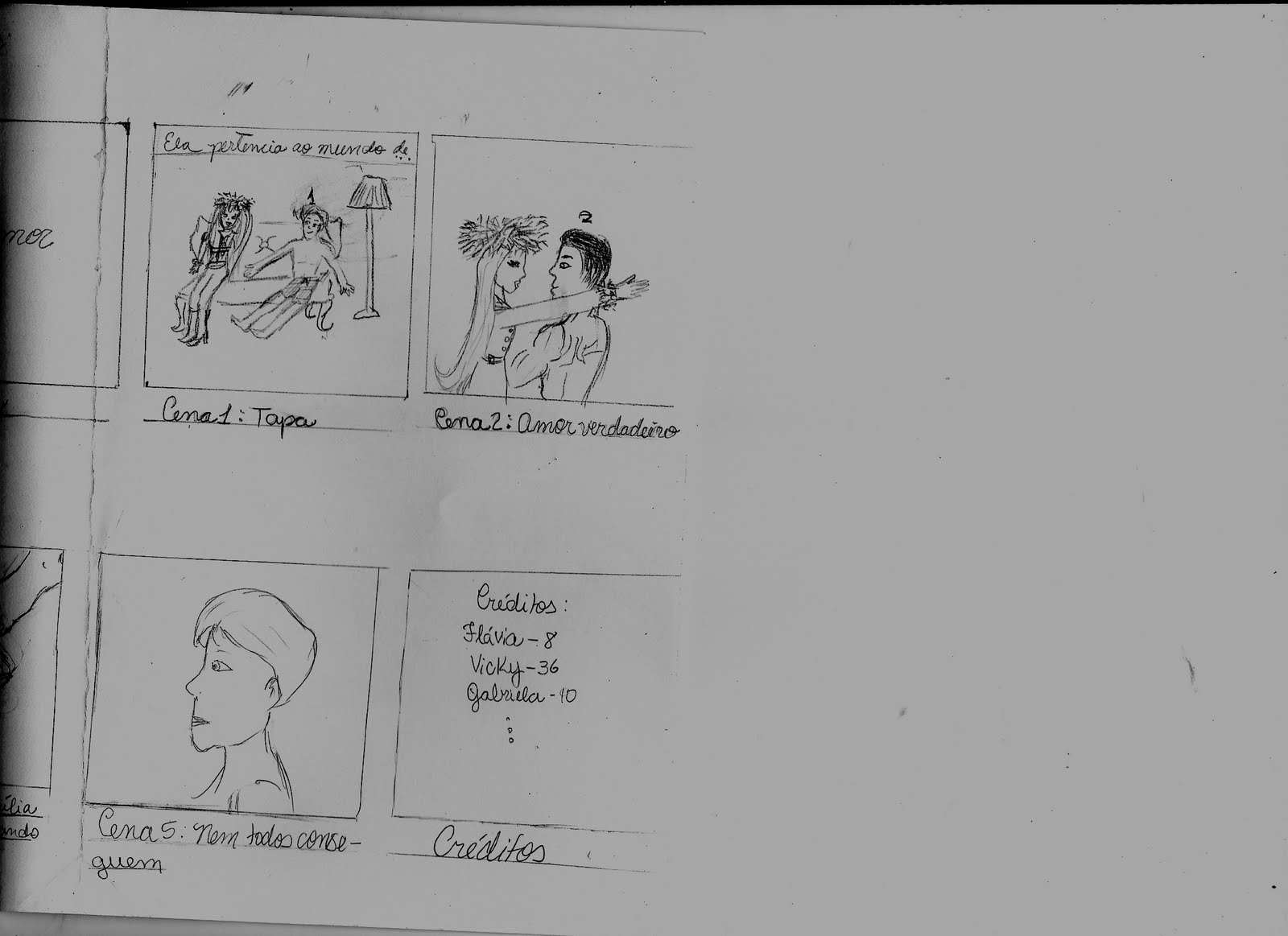 Equipe 5: Storyboard - Romance Barbies