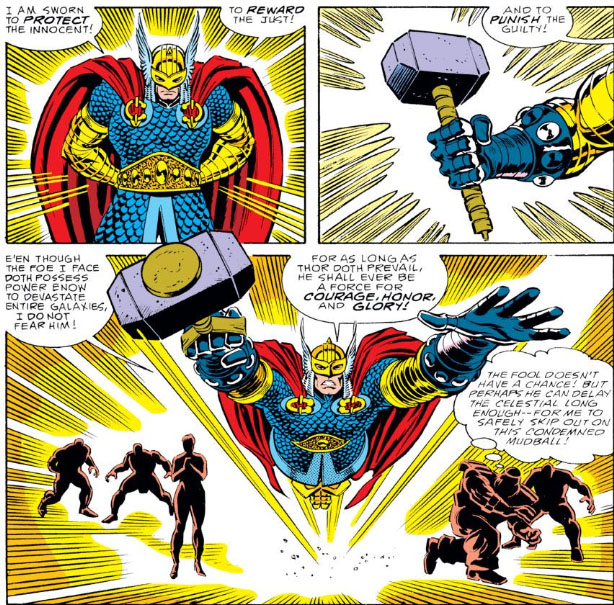 The Peerless Power of Comics!: Alone Against The Celestials!