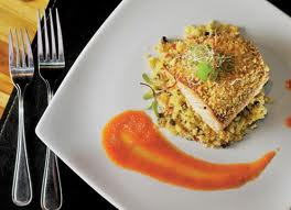 Filé de Dourado em crosta de macadâmia