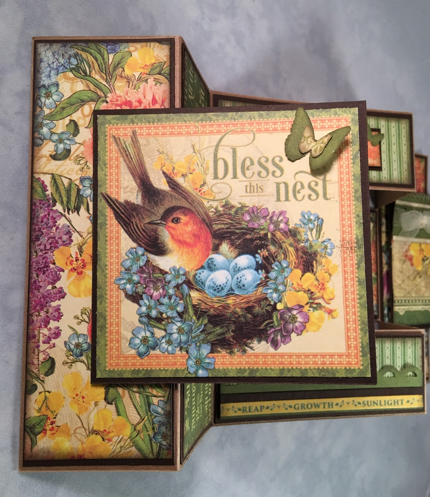 Higgledy-Piggledy Crafts: Seasons Spring Shutter Card