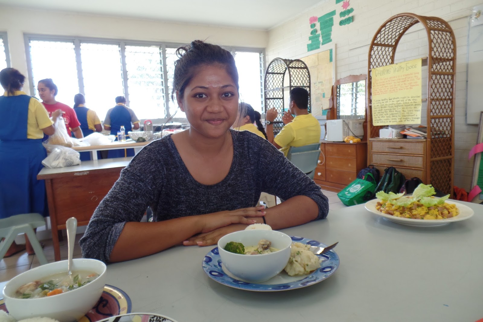 Mission to Samoa: This is what cooking at Pesega LDS Church College