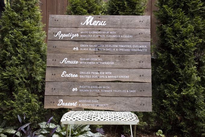 Paper Wedding: 20 Unique Wedding Menu Ideas