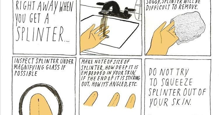 How to be: How to Remove a Splinter