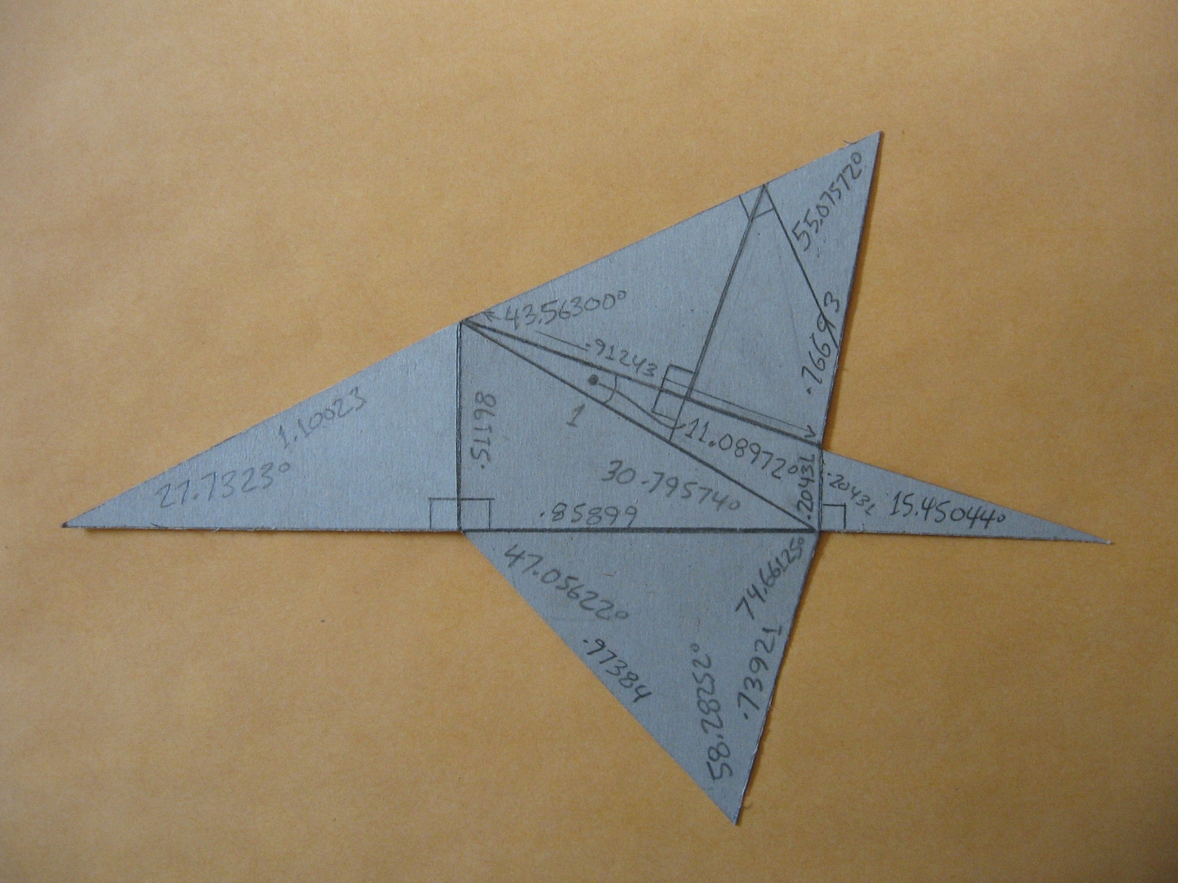 Roof Framing Geometry: Golden Rhombus Study