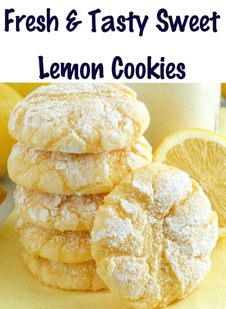 Fresh and Tasty Sweet Lemon Cookies - BEAN GIRRAS