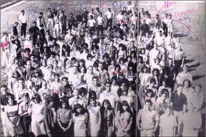 JCHS - FIRST CLASS (1965): 1965 .... CLASS PHOTO FOR THE YEARBOOK