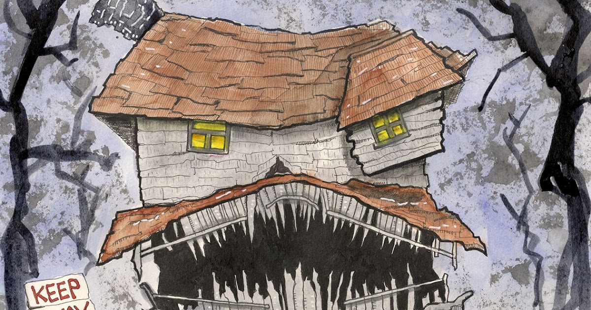 Random Drawings: Monster House