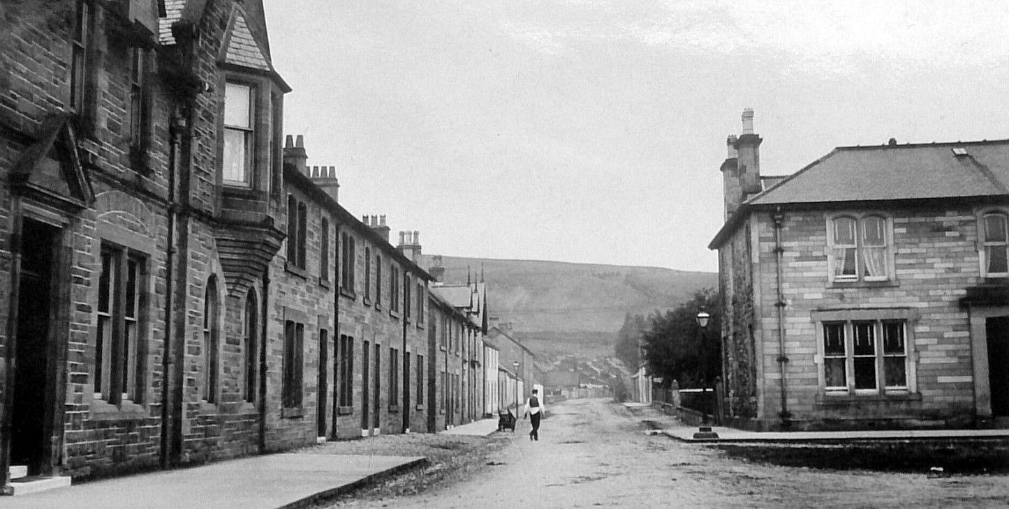 Tour Scotland: Old Photograph Langholm Street Newcastleton Scotland