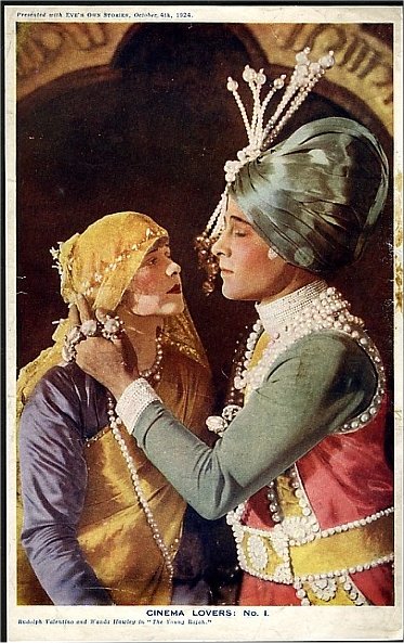 Rudolph Valentino Collectibles: The Young Rajah Magazine Insert