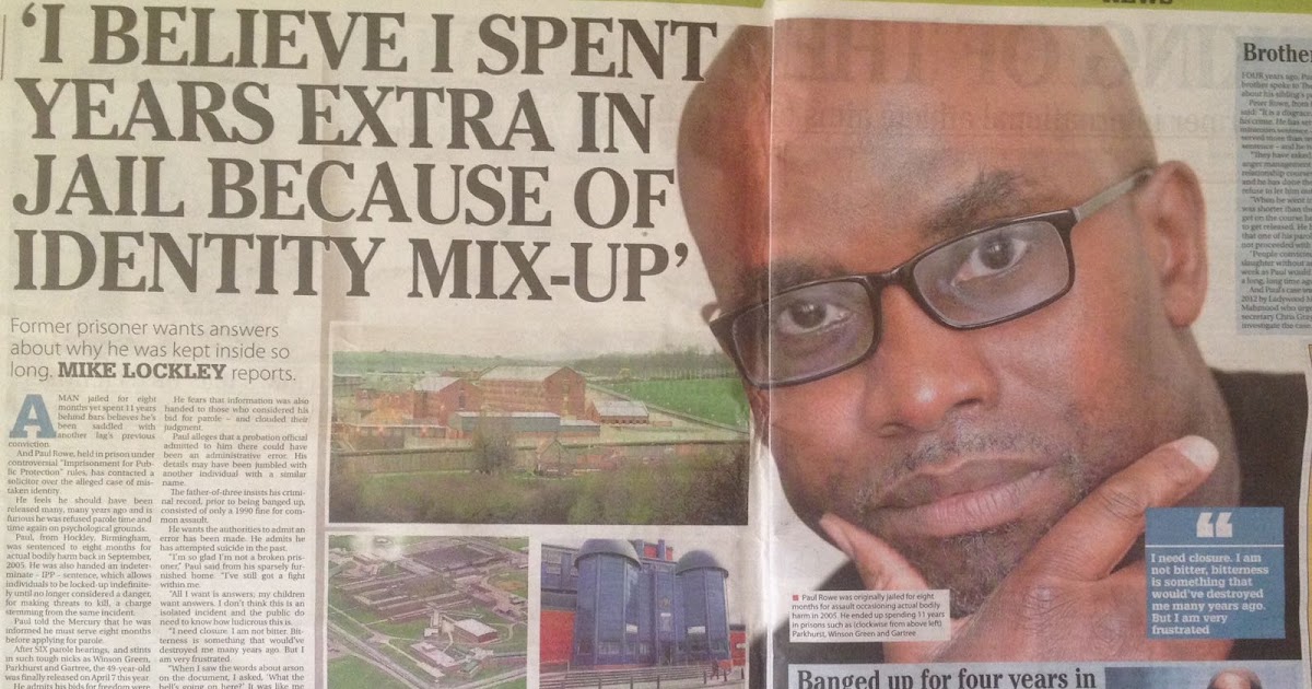 IPP Prisoners Familys Campaign: IPP Prisoner head line.