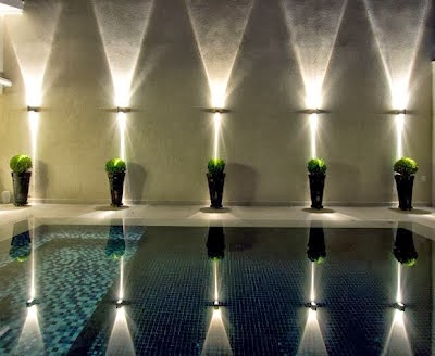 Iluminação muro externo