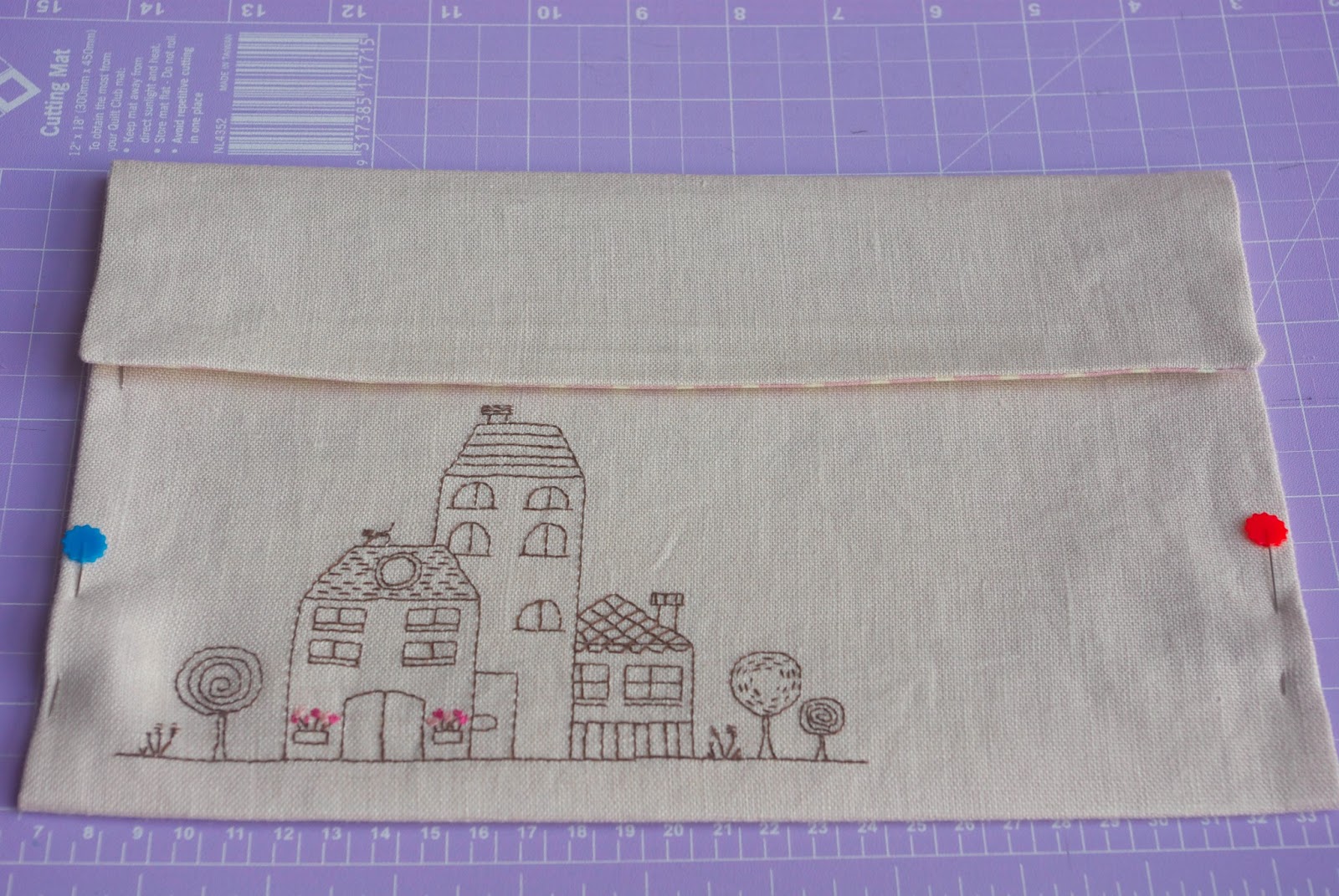 Stitching Notes: Tutorial: Fabric Envelope