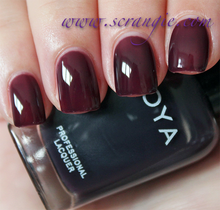 Scrangie: Zoya NYFW Gloss Collection Fall 2012 Swatches and Review