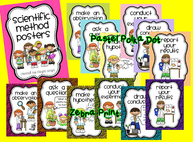 Ginger Snaps: Scientific Method Posters and Cards