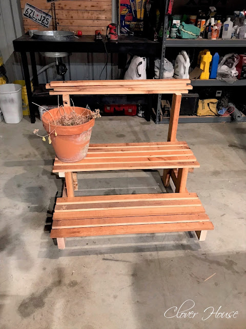 Clover House: Stair Step Plant Stand