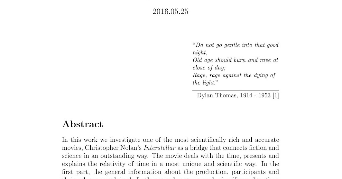 Interstellar Plot Summary And Explanation