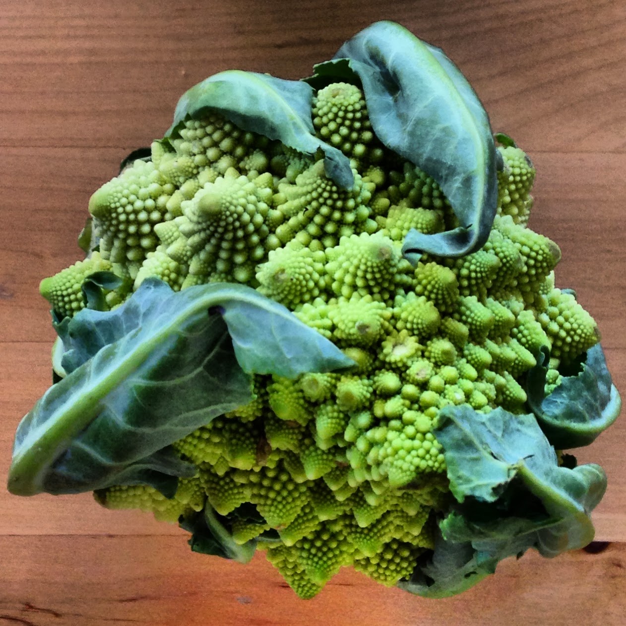 salt & zest: Roasted Romanesco with Green Garlic