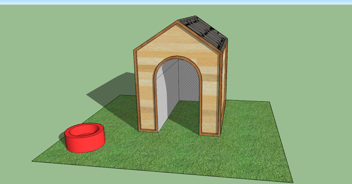 Ryan G's ECOMM Blog: SketchUp Dog House