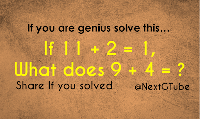 If you are genius solve this…