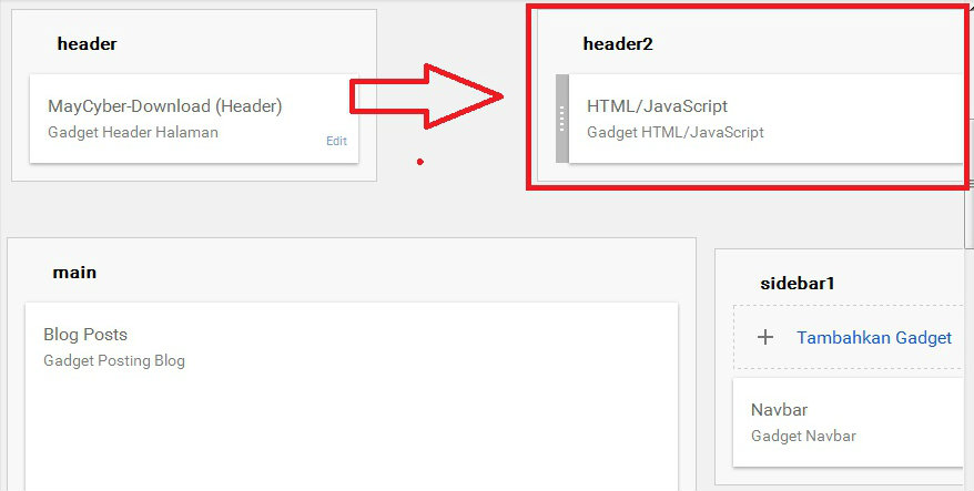 Cara Membuat dan Menambahkan Header Right Untuk Masang Iklan ~ Gudang ITE