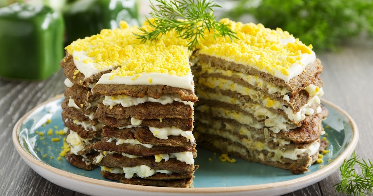 Ukrainian cooking: Liver cake