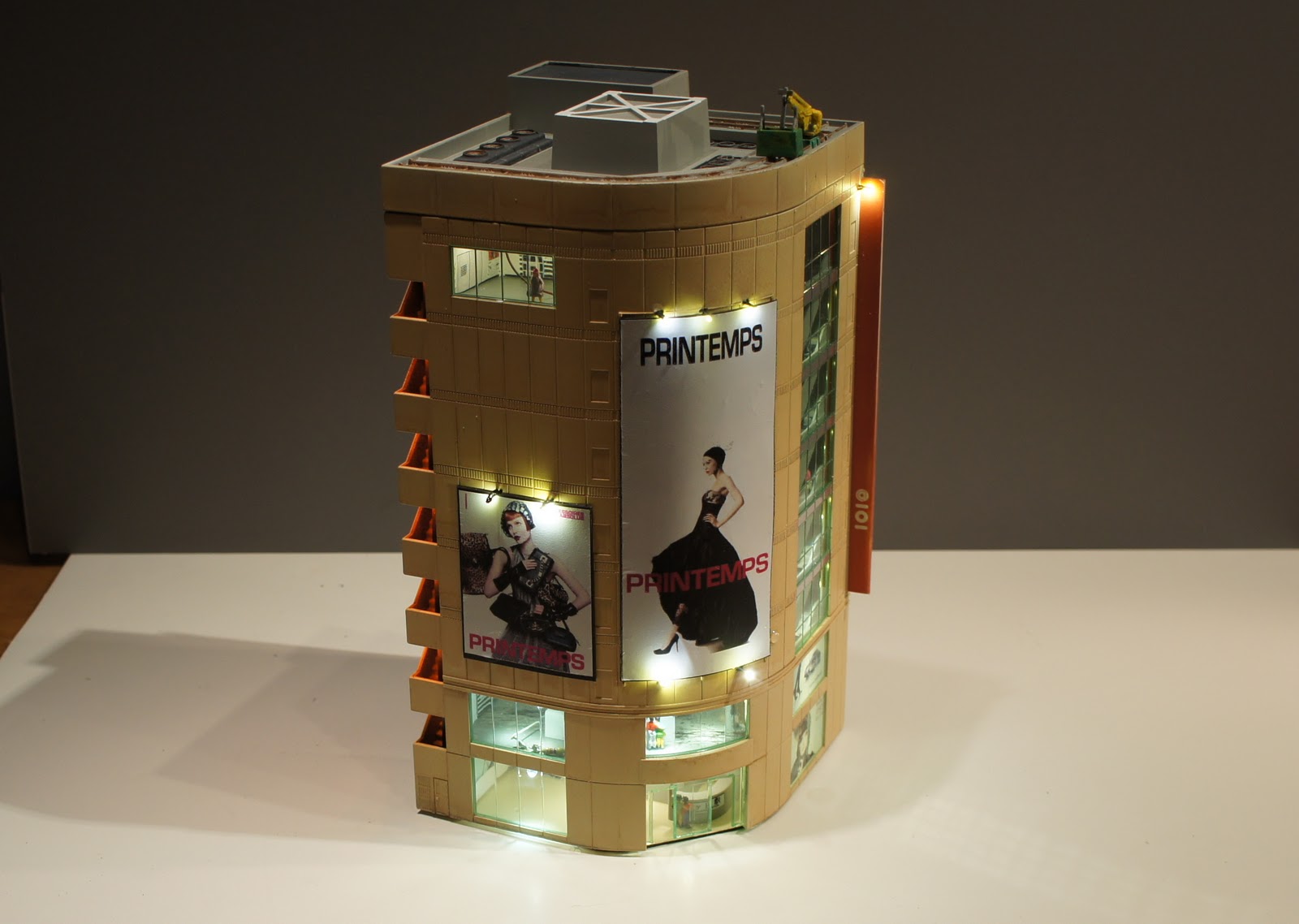 quinntopia - An N Scale blog: Kato "5th Avenue" Building Modifications