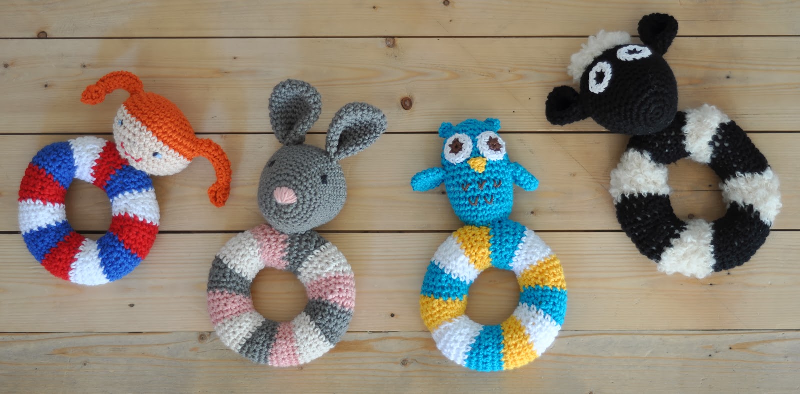 Husmorsskolan: Symöte - Virkade babyleksaker!