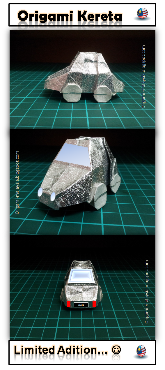 ♥ KERTAS OH KERTAS ♥: ORIGAMI CAR / KERETA