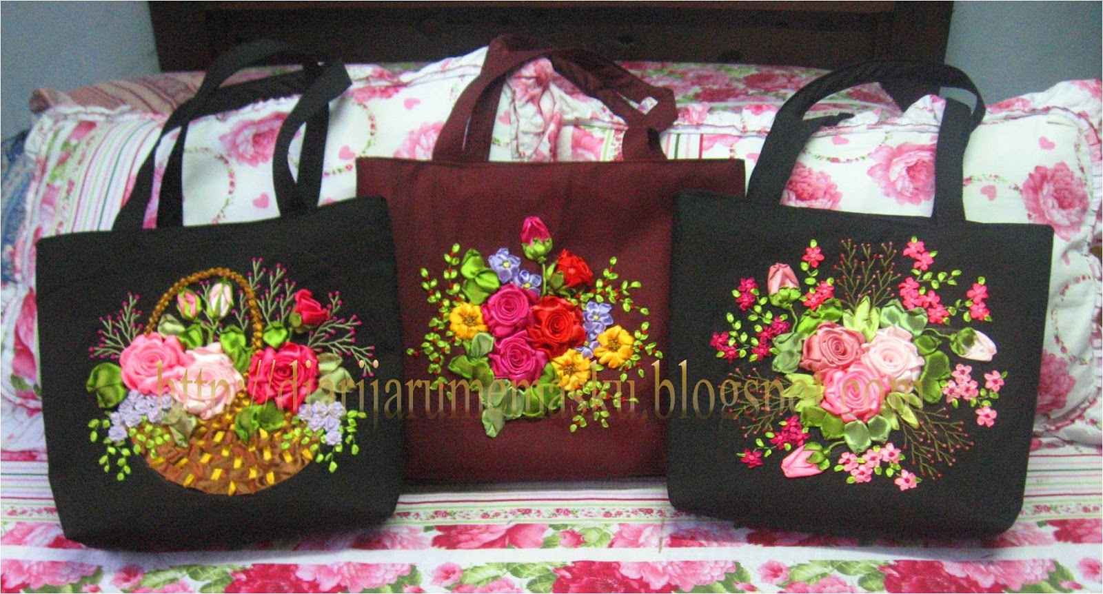 Bag Telekung Sulam Reben - Siri 1