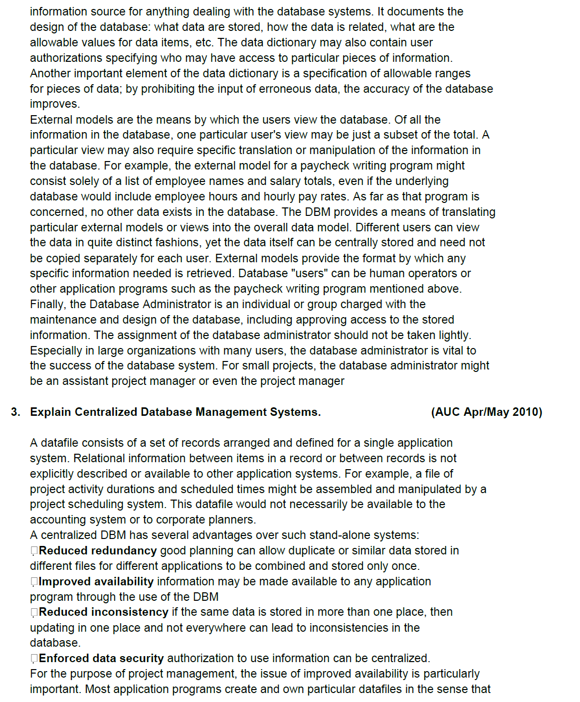 CE2353 - Construction Planning and Scheduling - 02 marks and 16 marks ...