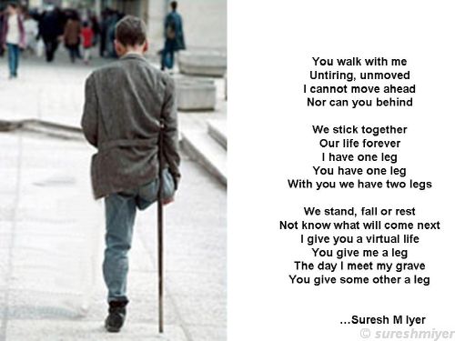 SURESH M IYER: Stick - A Poem