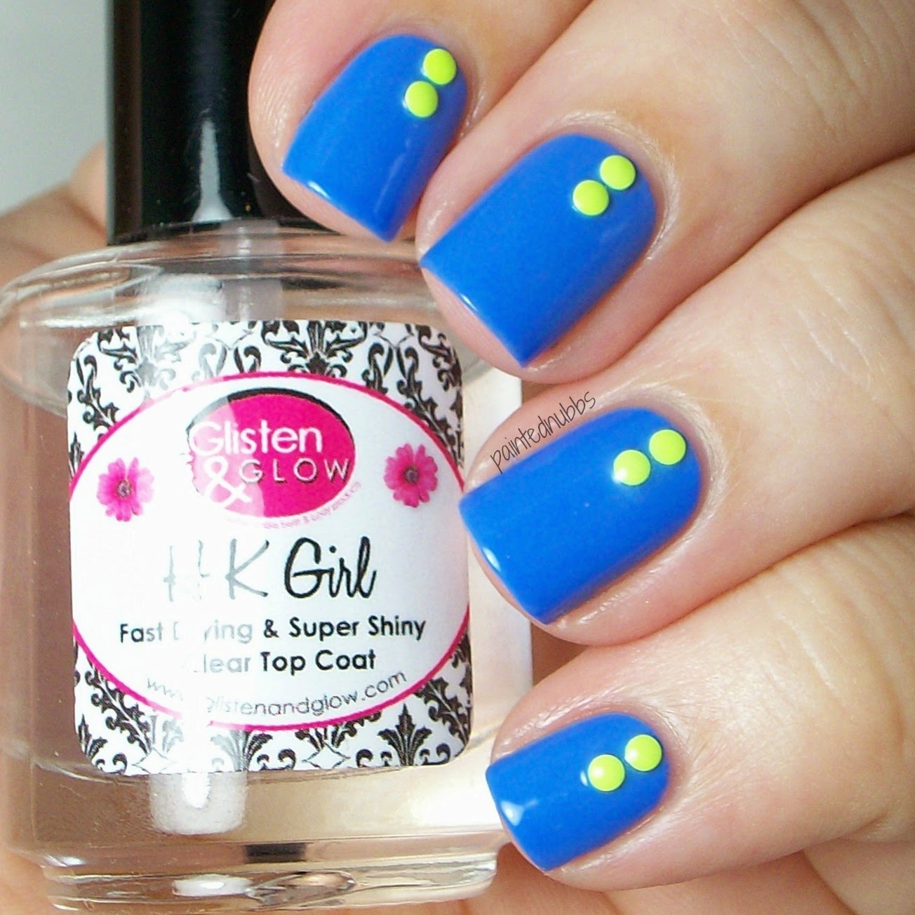 Painted Nubbs: Born Pretty Store 400 Piece Neon Studs