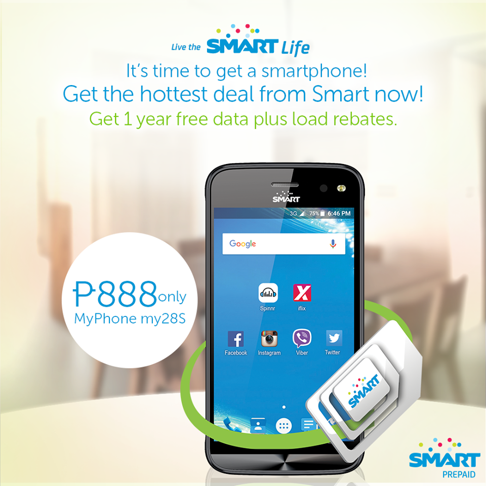 Smart’s new MyPhone my28S bundle finally available for P888 ...