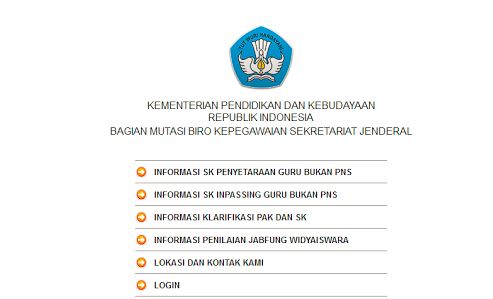 Alamat Baru Cara Cek Penghasilan SK Inpassing Guru Non PNS 2017 ...