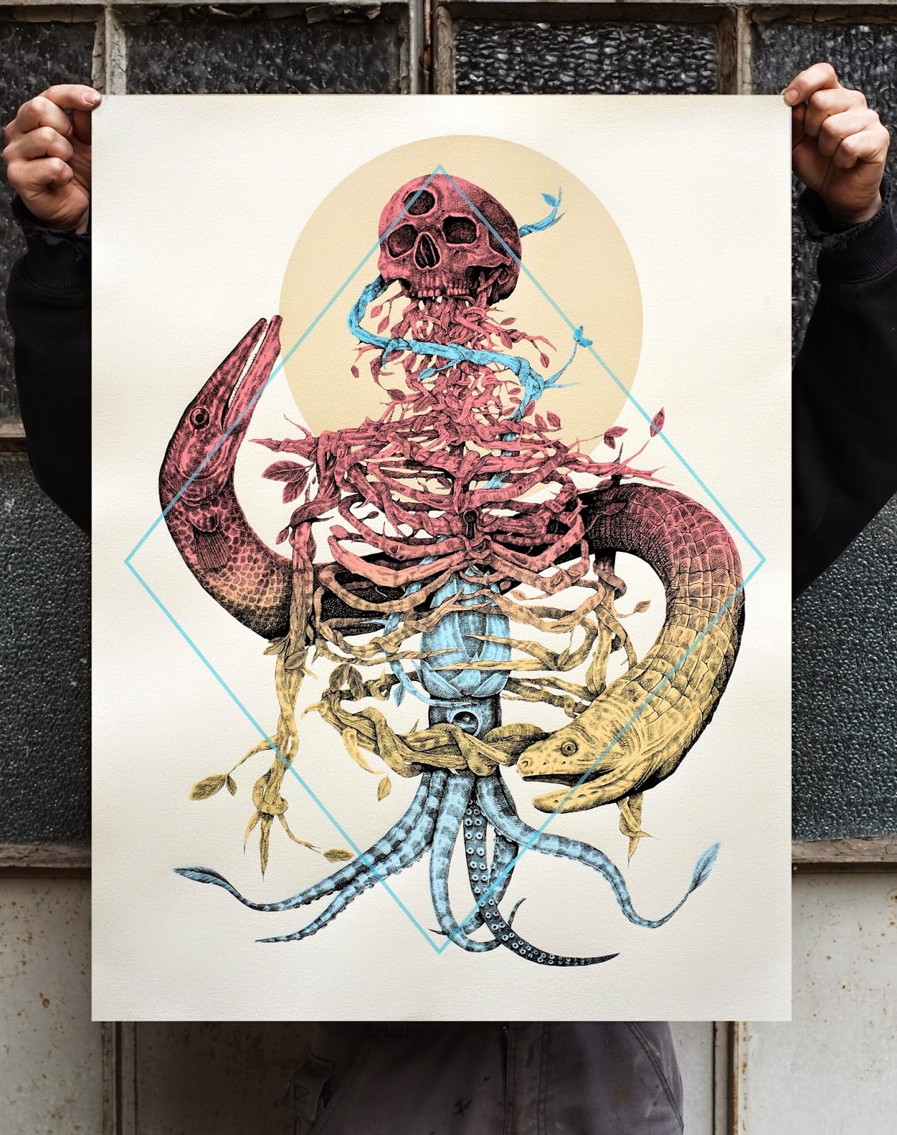 Alexis Diaz “The Cage” Limited Edition Screen Print – Available ...