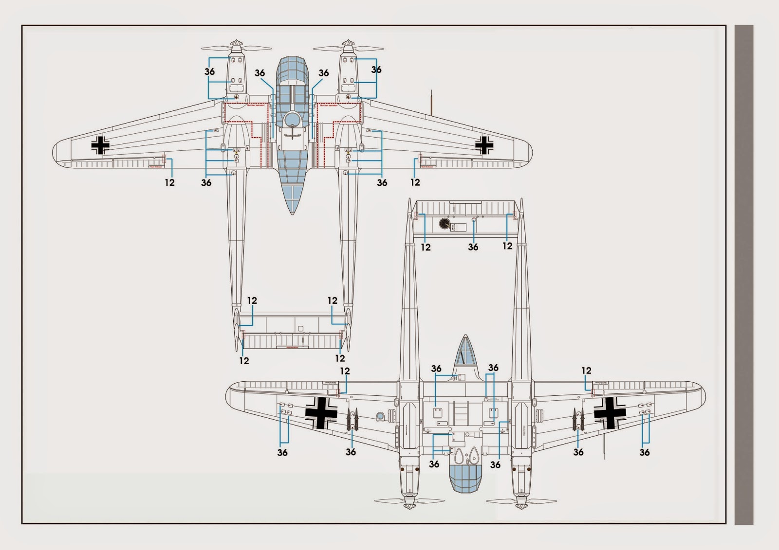 New 1/32 FW-189 from HPH Models - Marking Options (part 3 ...