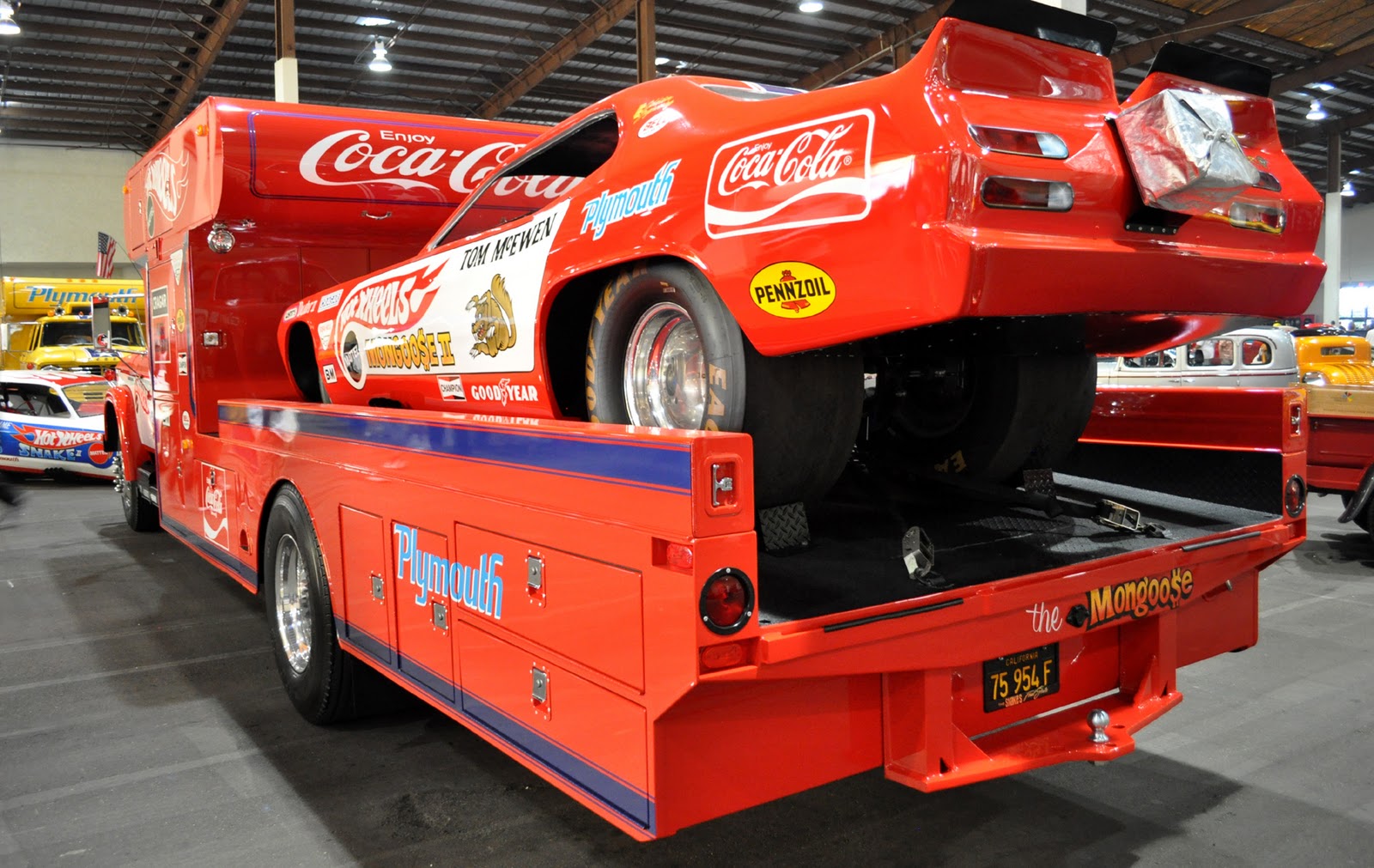 Just A Car Guy: Don Prudhomme's race cars, and race car transporters ...