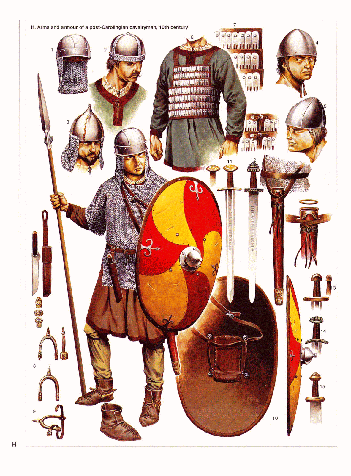 imágeneshistóricas.blogspot.es: Carolingian Cavalryman AD 768-987