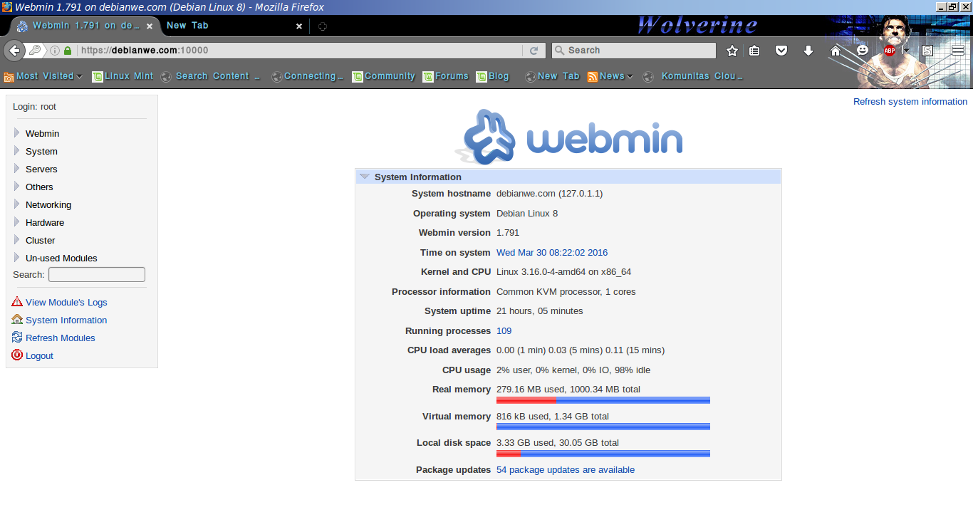 Melakukan Konfigurasi LAMP dan Sistem Berbasis Web Menggunakan Webmin ...